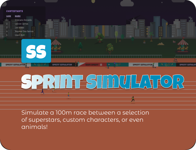 100m Race Simulator